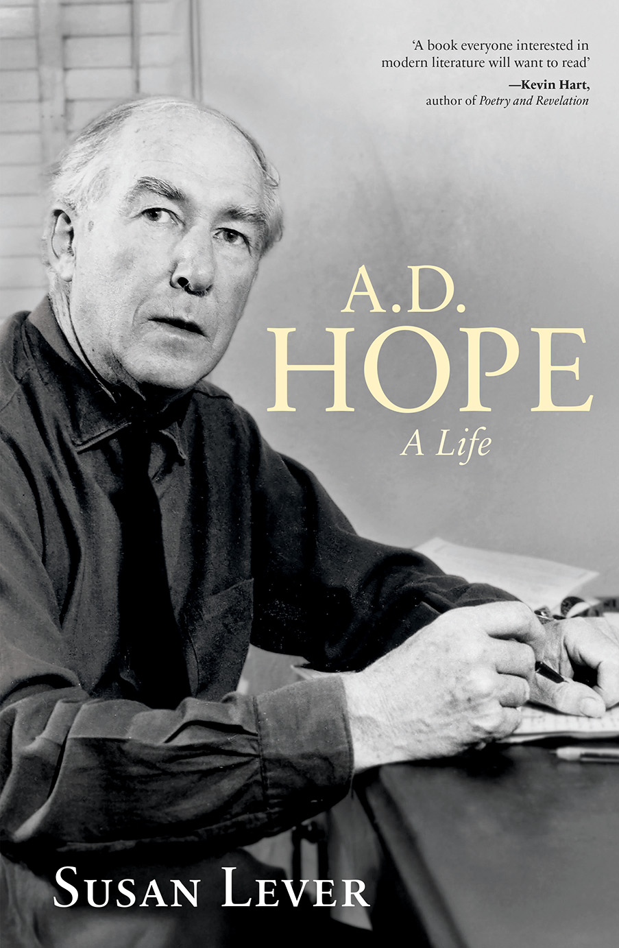 A.D. Hope by Susan Lever | Black Inc.