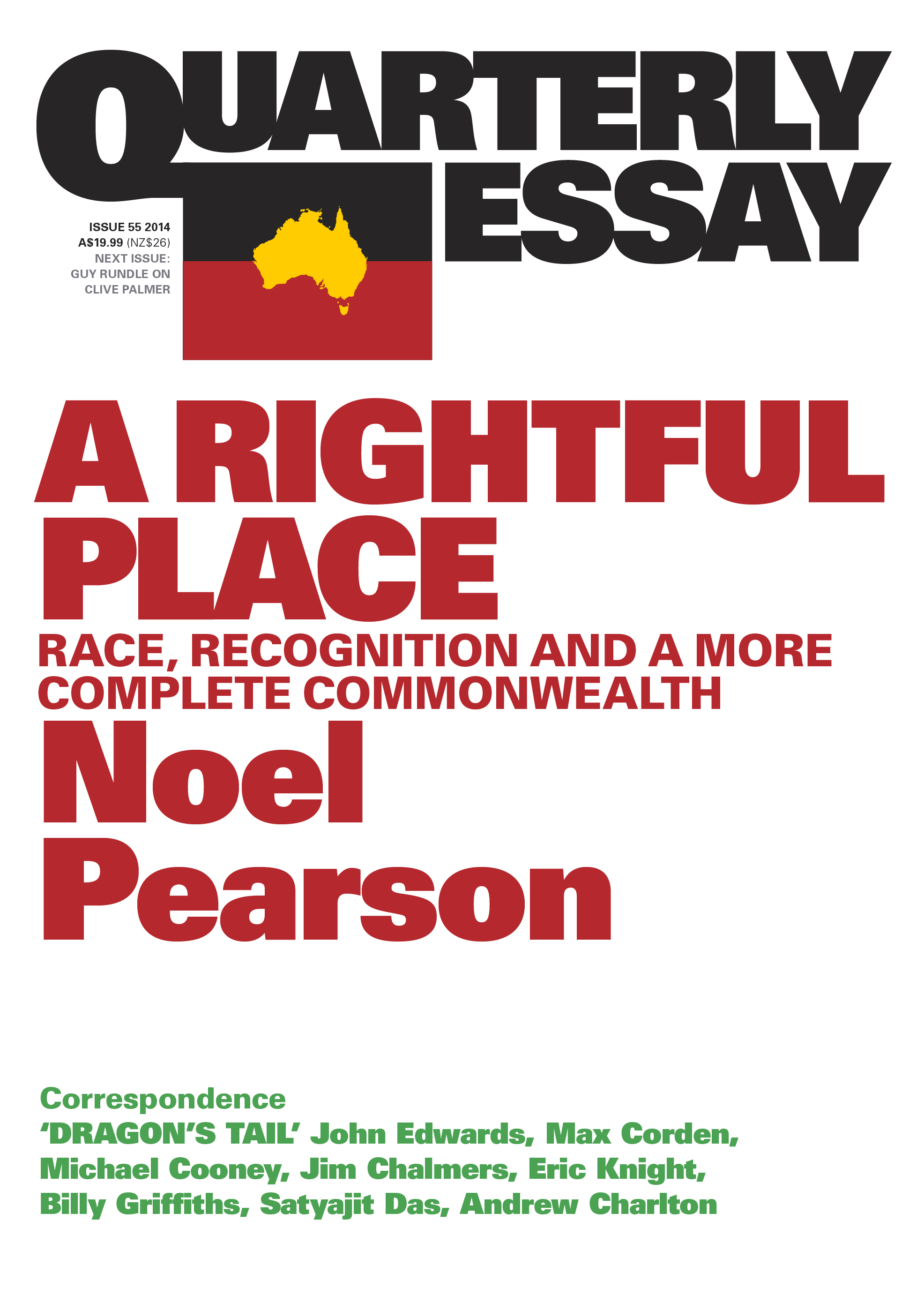 A Rightful Place by Noel Pearson | Black Inc.
