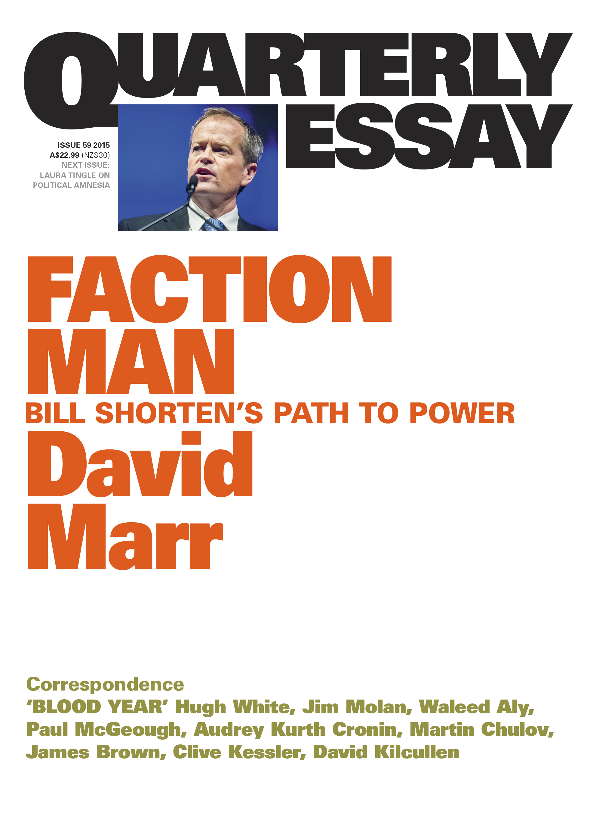 Faction Man by David Marr | Black Inc.